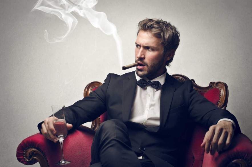 Cigar Smoking Photos